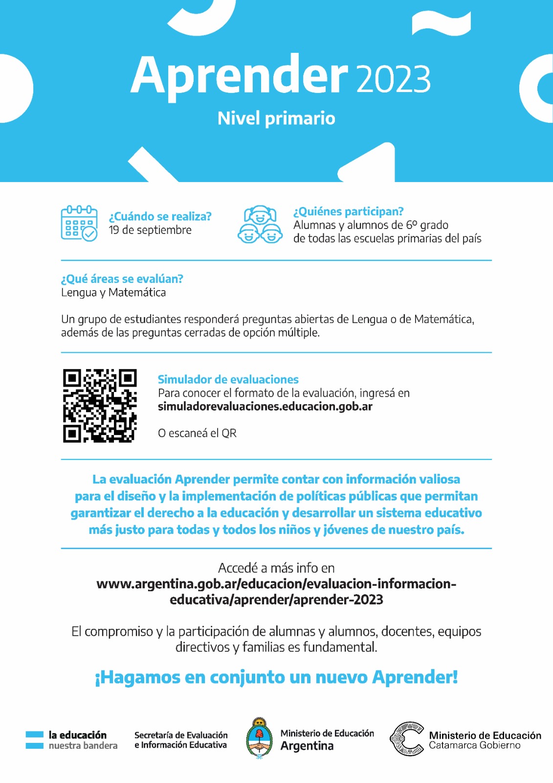 Ministerio de Educación - Gobierno de Catamarca - El operativo Aprender ...