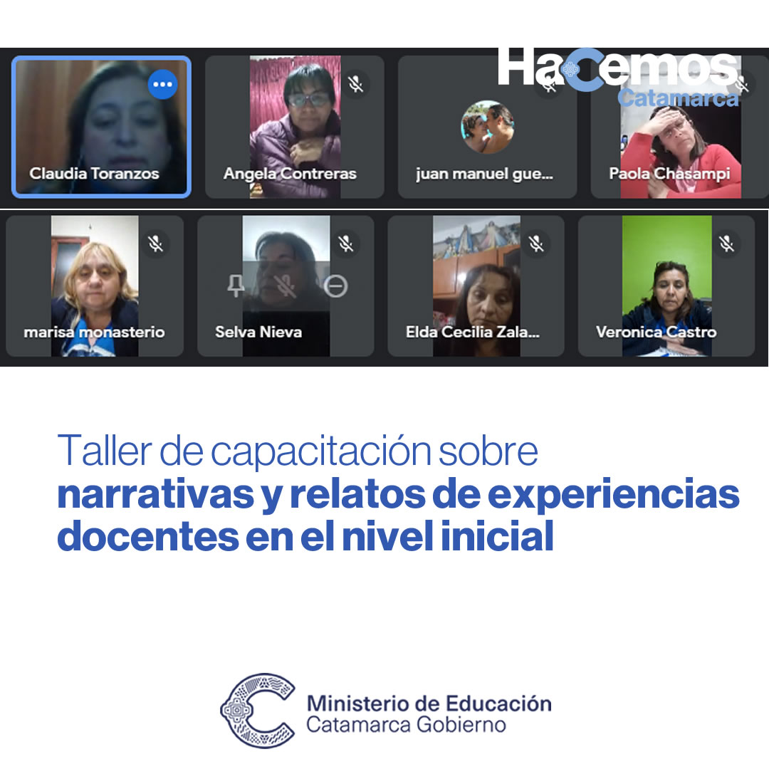 Ministerio de Educación - Gobierno de Catamarca - Taller de ...